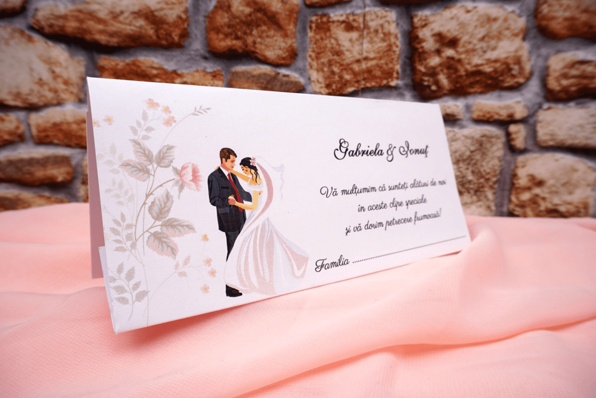 Plicuri bani elegante nunta 9 x 20cm alb | Super Pret - eMarturii
