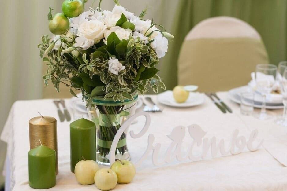 Nunta in culoarea verde - Cum alegem decoratiunile - 5 propuneri